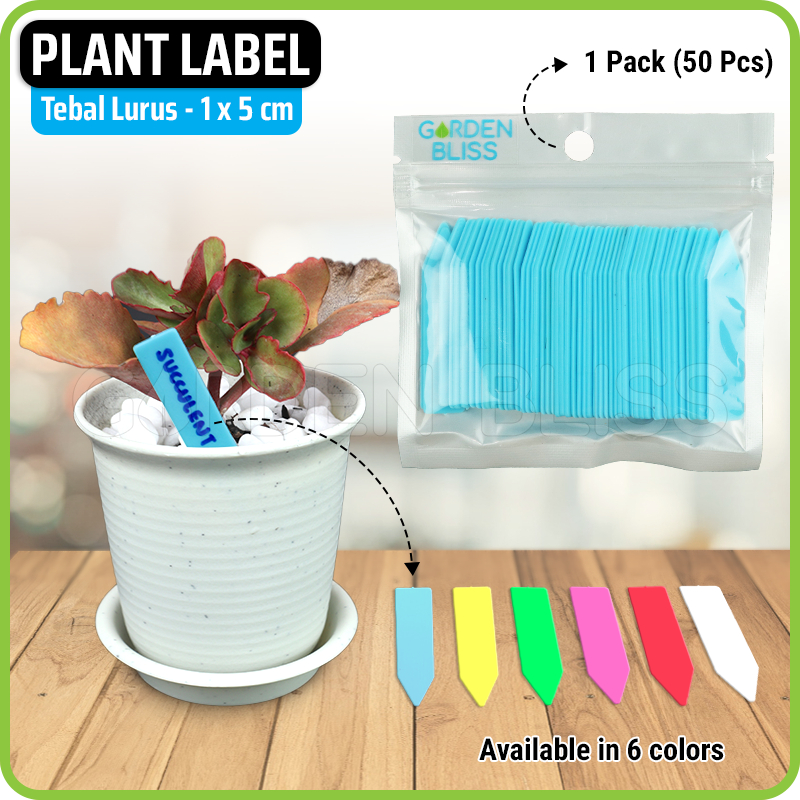 Jual 1 Pack (50 Pcs) - Thick Plant Label Name Tag - Label Penanda ...