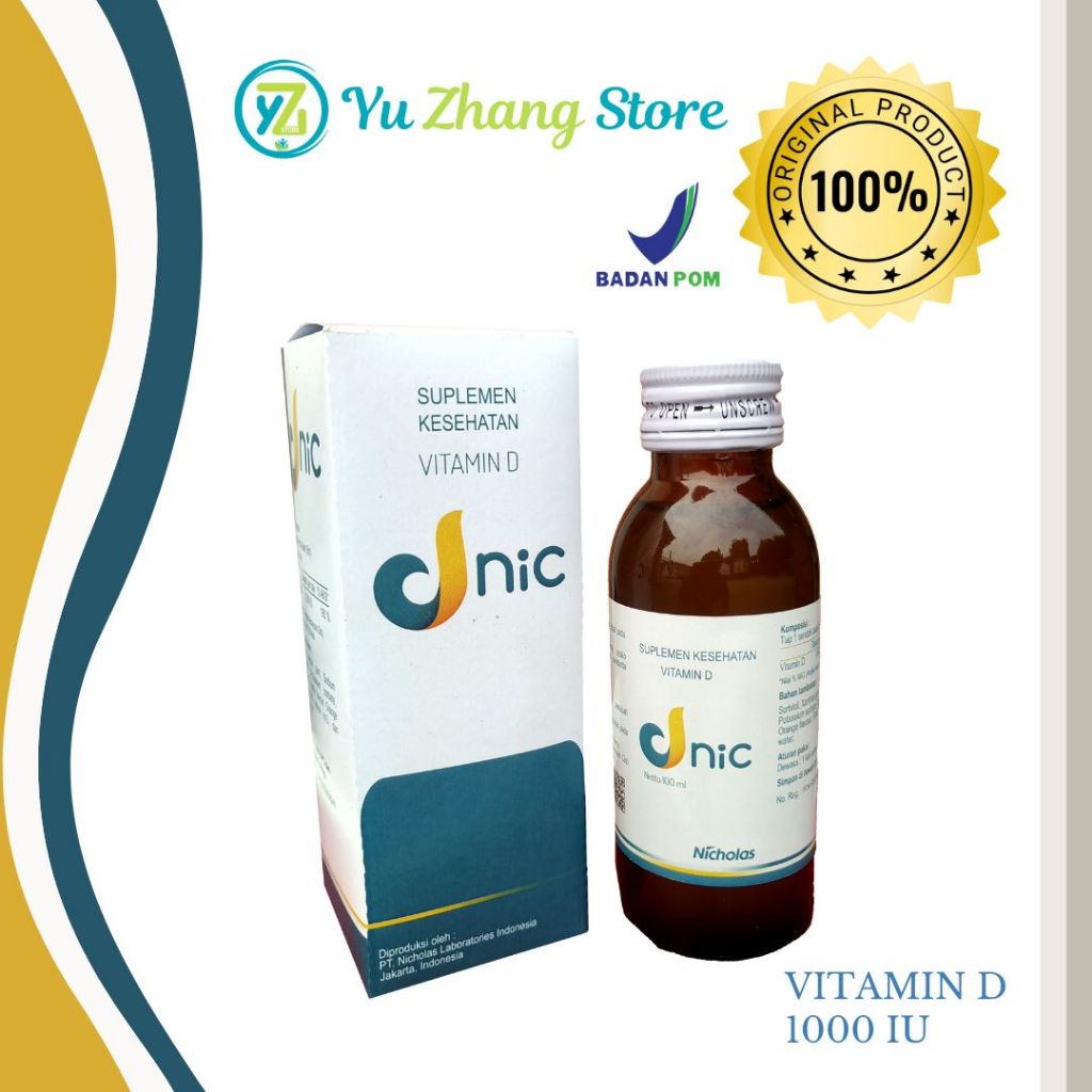 Jual DNIC SYRUP / VITAMIN D / 1000 IU | Shopee Indonesia