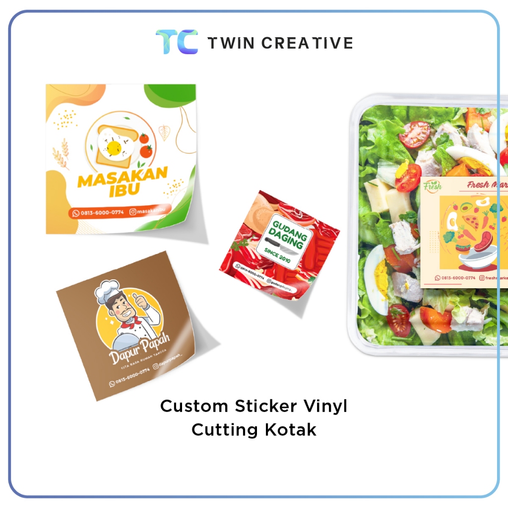 Jual Twindigital Custom Sticker Vinyl / Cetak Stiker Label Toples Anti ...