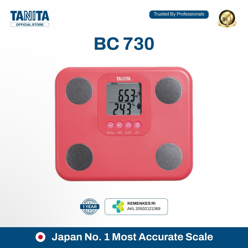 Jual Timbangan Badan Digital TANITA PINK BC-730 | Shopee Indonesia