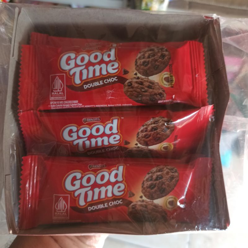 Jual Biskuit Good Time Cookies Arnotts Kukis Cokelat Double Choc ...