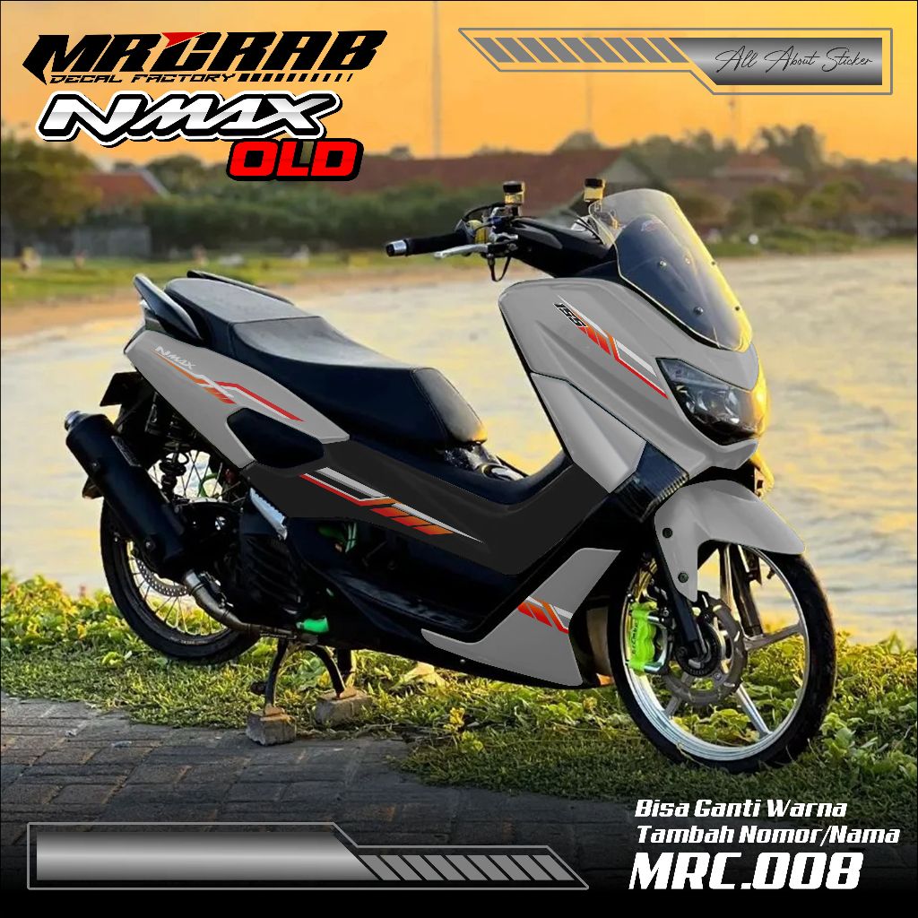 Jual DECAL YAMAHA NMAX OLD - STICKER DECAL YAMAHA NMAX OLD MOTIF LIST ...