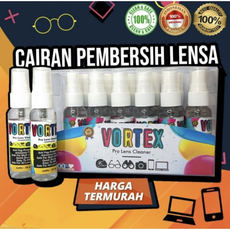 Jual CAIRAN PEMBERSIH KACAMATA SPRAY 30ML VORTEX ( HRG PER 1BTL ...