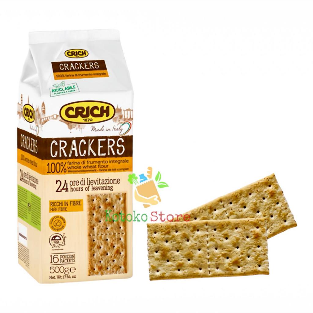 Jual Crich Crackers Whole Wheat / Biskuit Crich Krekers Gandum Utuh ...