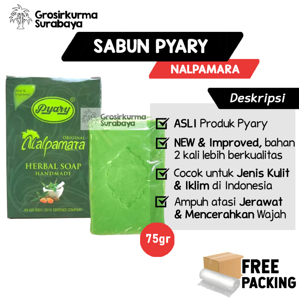 Jual ASLI SABUN PYARY Series Turmeric Nalpamara Saffron Ayurvedic Black ...