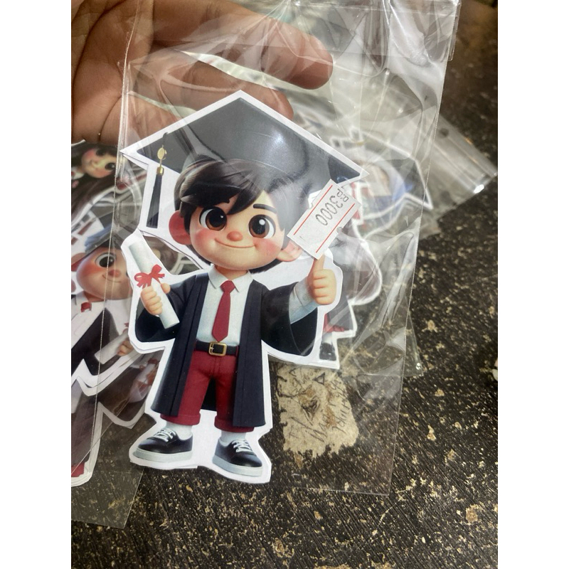 Jual topper wisuda isi 3 lembar . wisuda sma. smp. sd . berhijab dan ...