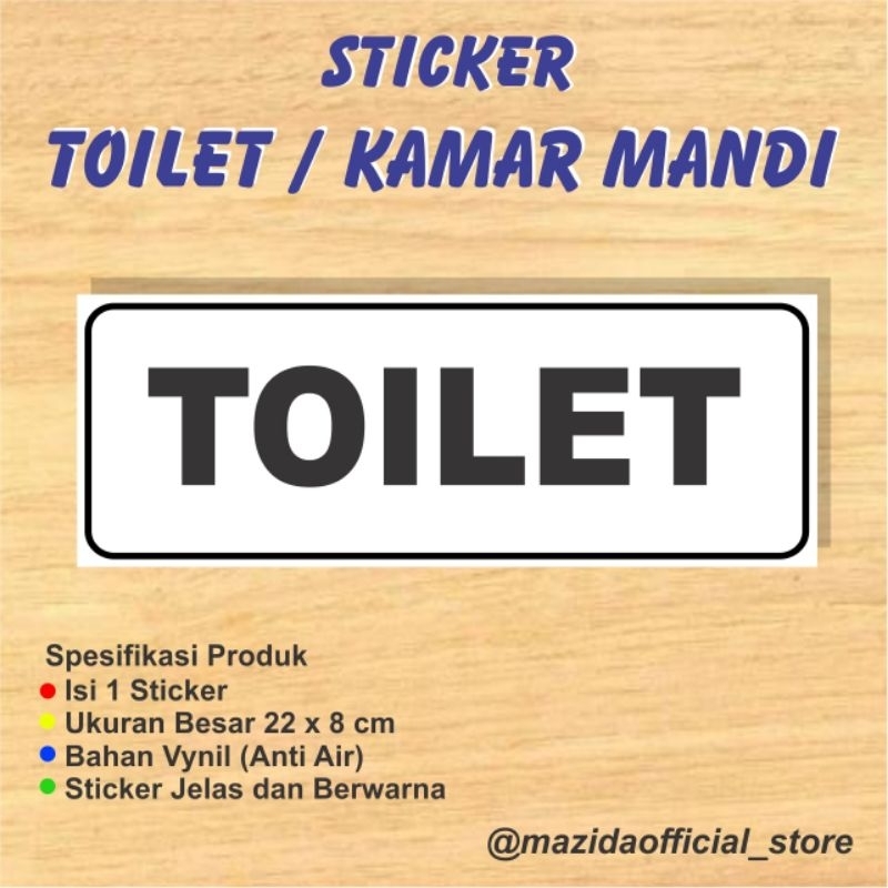Jual Sticker Toilet Kamar Mandi WC Anti Air | Shopee Indonesia