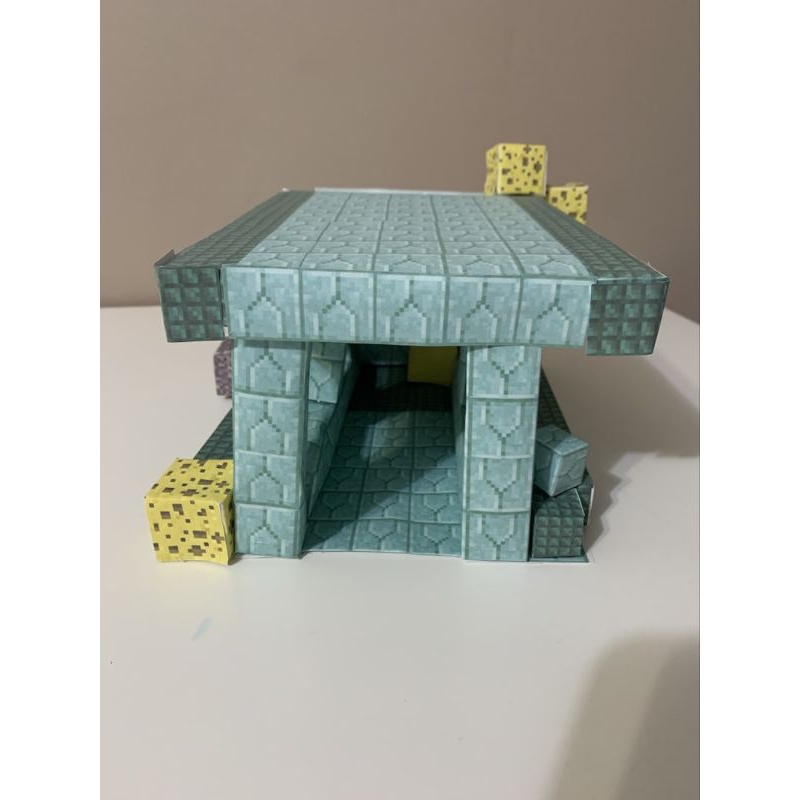 Jual Lembaran pola papercraft minecraft under water temple (PP-A31 ...