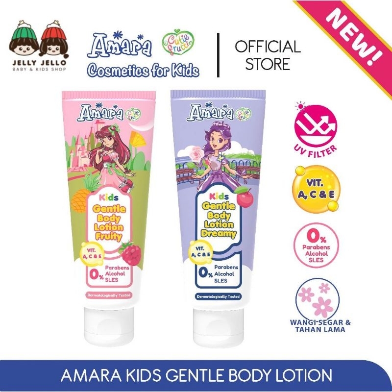 Jual Amara Kids Gentle Body Lotion 100ml / Body Lotion Anak BPOM | Shopee Indonesia