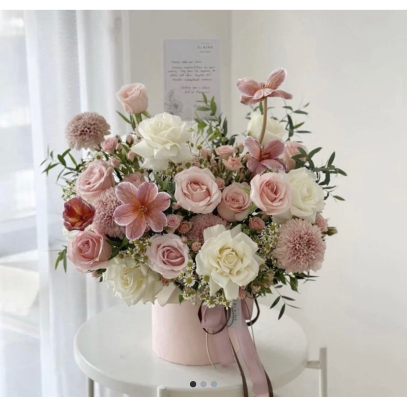 Jual THE ROSES AND TULIPS BLOOMBOX bouquet bucket buket bunga segar ...