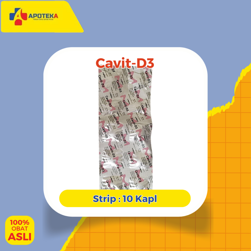 Jual CAVIT D3 MULTIVITAMIN / STRIP | Shopee Indonesia