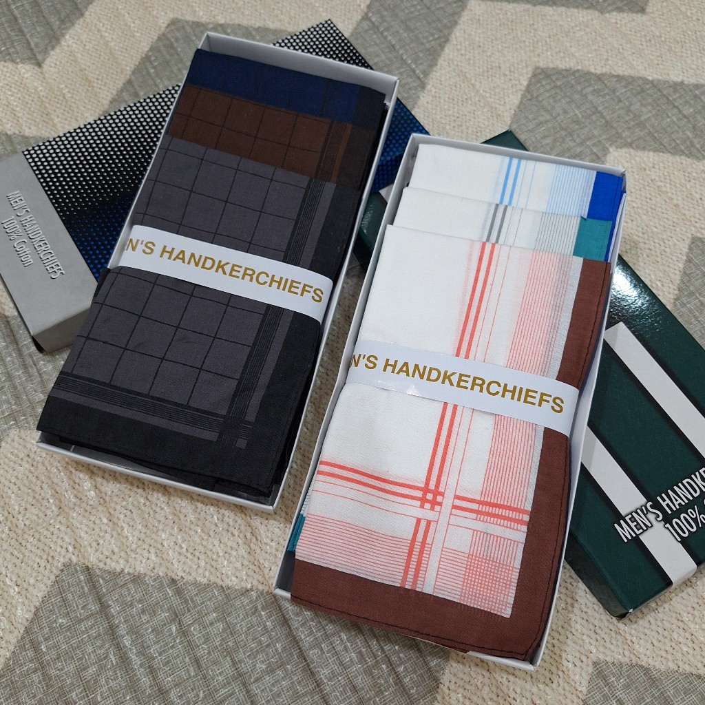 Jual Sapu Tangan Pria Katun Handkerchief Saputangan Premium Selampe ...