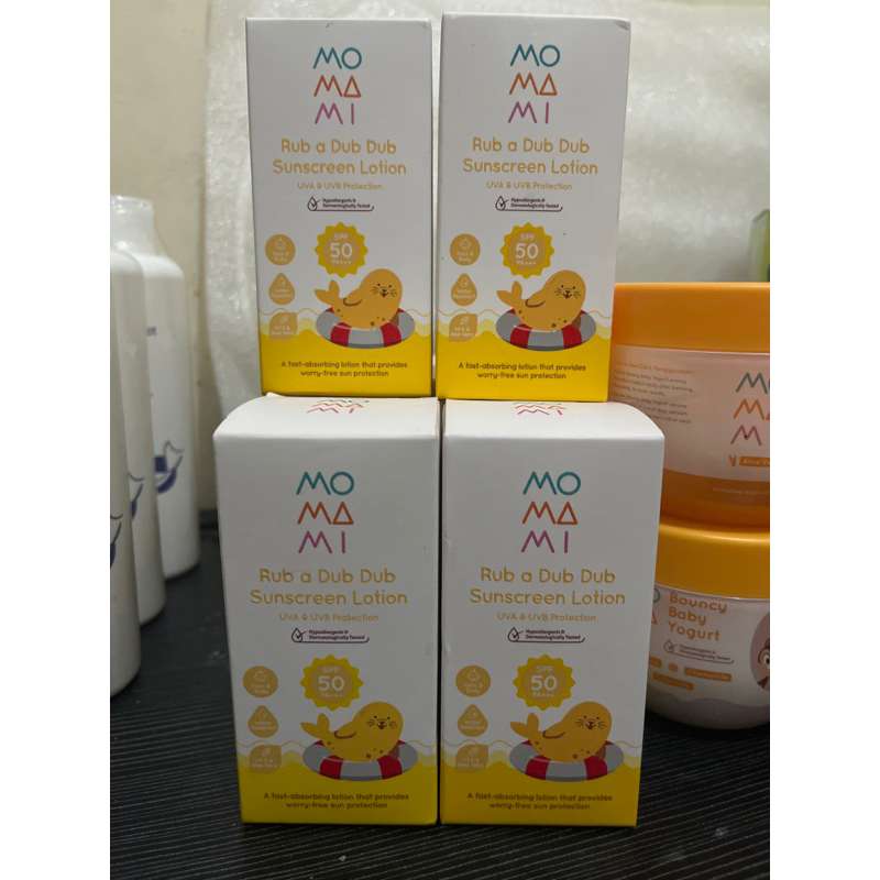 Jual MOMAMI - Rub a Dub Fub Sunscreen Lotion SPF 50 PA ++ | Shopee ...