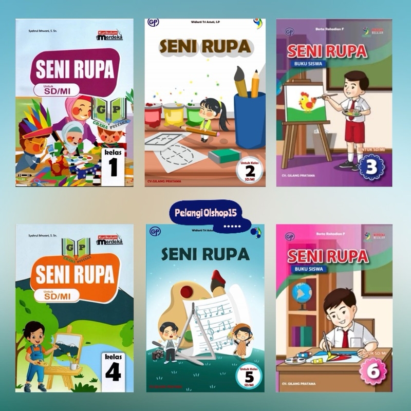 Jual BUKU SENI RUPA SD/MI KELAS 1 2 3 4 5 6 KURIKULUM MERDEKA GILANG PRATAMA | Shopee Indonesia
