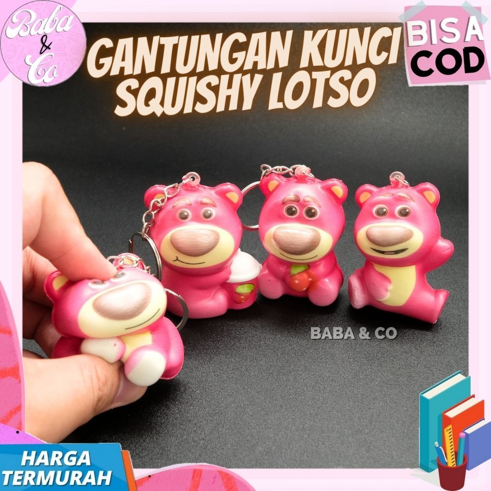 Jual GANTUNGAN KUNCI SQUISHY LOTSO UNIK KEYCHAIN LOTSO SQUISHY MINI ...