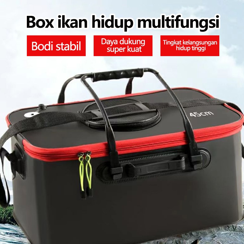 Jual Ember mancing lipat Kotak wadah berkemah portabel umpan hidup ...