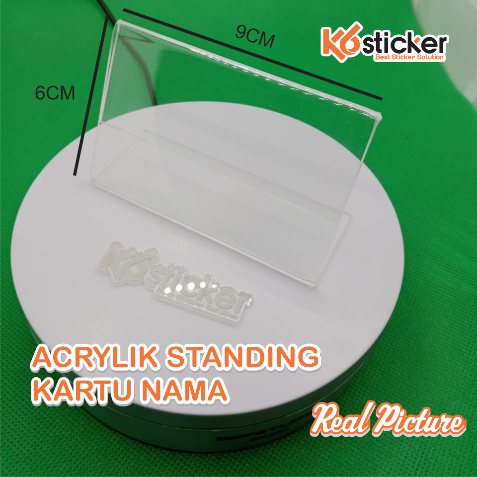 Jual ACRYLIC / AKRILIK KARTU NAMA L 6x9 / KARTU NAMA L LANDSCAPE ...