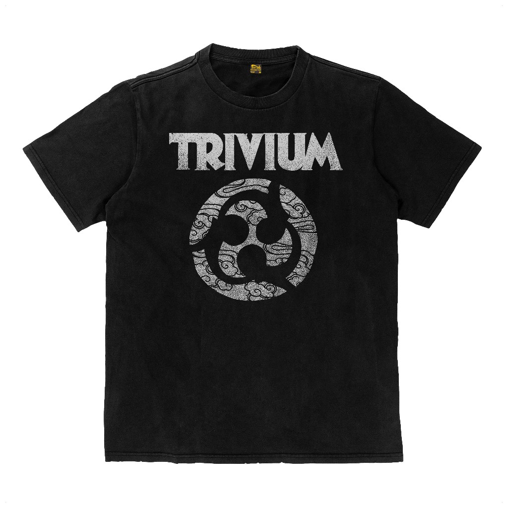 Jual Kaos Trivium Swirl Logo Band Heavy Metal T Shirt Kaos Tebal | Shopee Indonesia