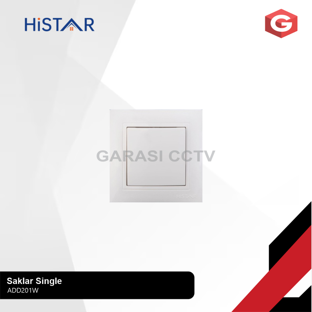 Jual Saklar Single / Tunggal Histar 10A ADS201W | Shopee Indonesia