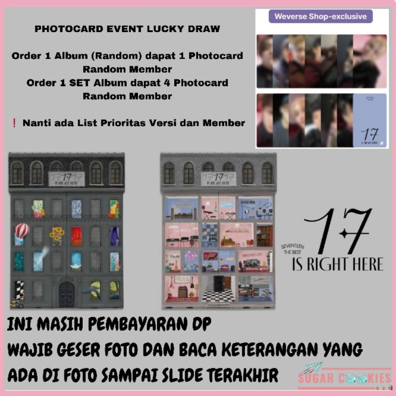 Jual (baca deskripsi) PRE ORDER SEVENTEEN BEST ALBUM 17 IS RIGHT HERE weverse shop | Shopee ...