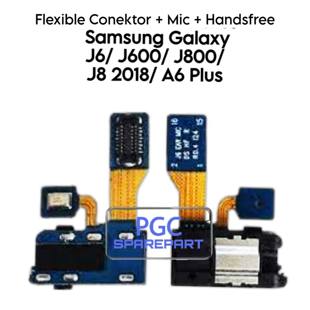 Jual Original Flexible Konektor Handsfree & Mic Samsung A6 Plus / A6+ 2018 / A605 A605F / J600 ...