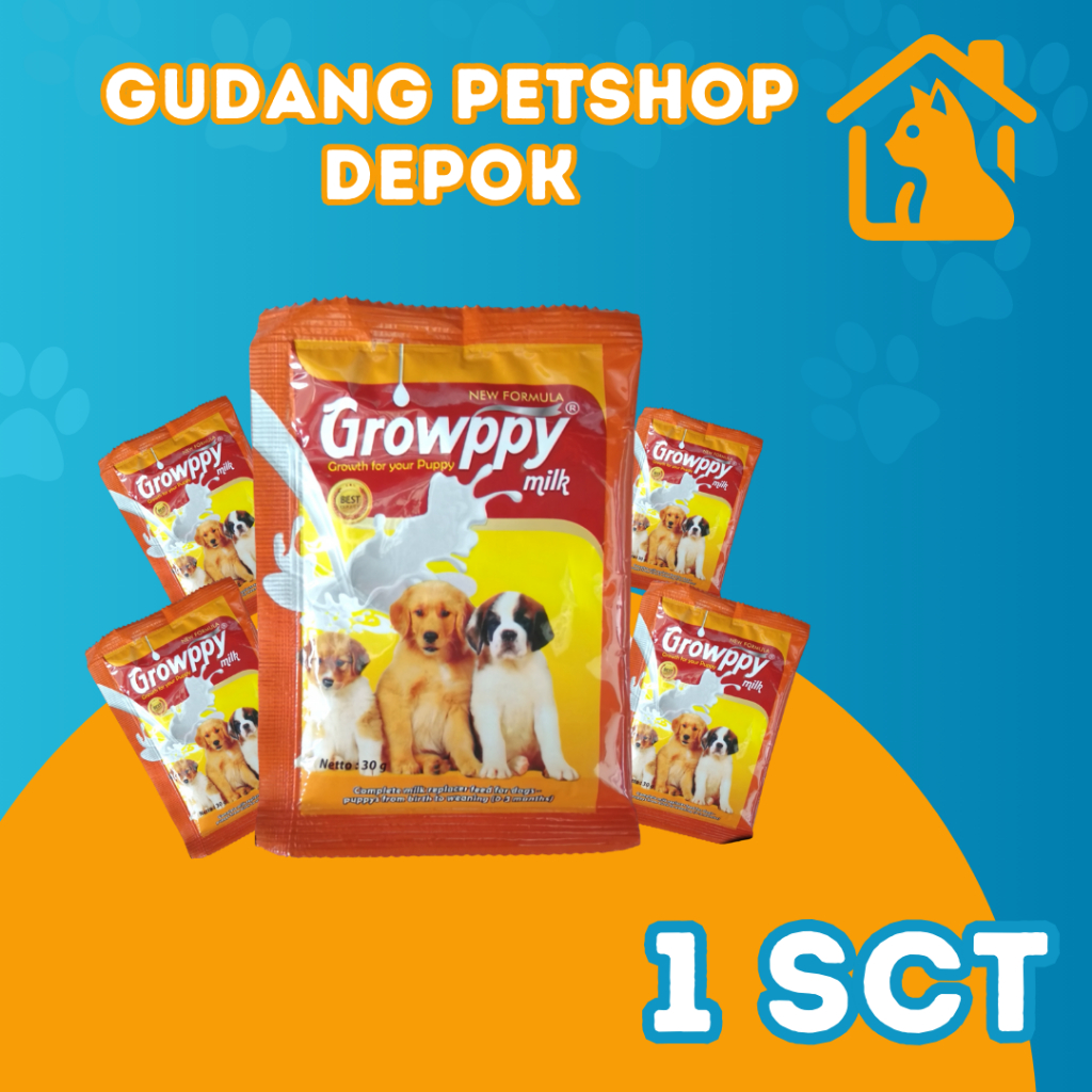 Jual Growppy Dog Milk Puppy 30gr / 1 Pcs | Shopee Indonesia