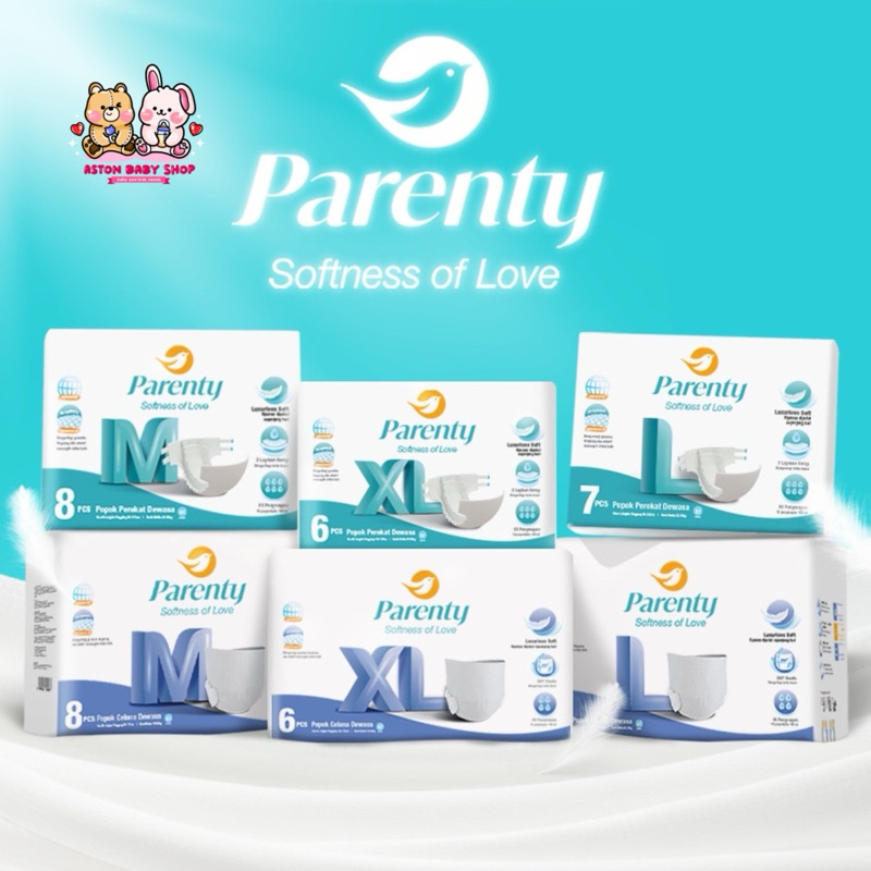 Jual Parenty Adult Diapers Tape / Pants / Popok Dewasa Perekat & Celana ...