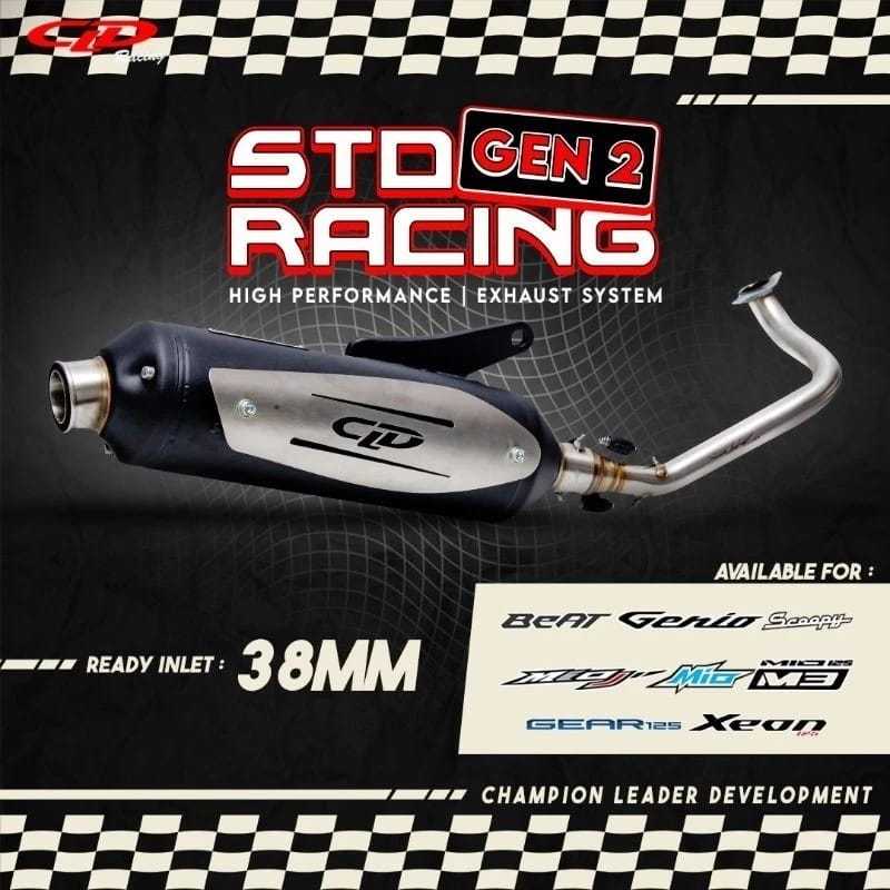 Jual KNALPOT STD RACING CLD TYPE GEN 2 BEAT SCOOPY GENIO MIO MIO J MIO ...