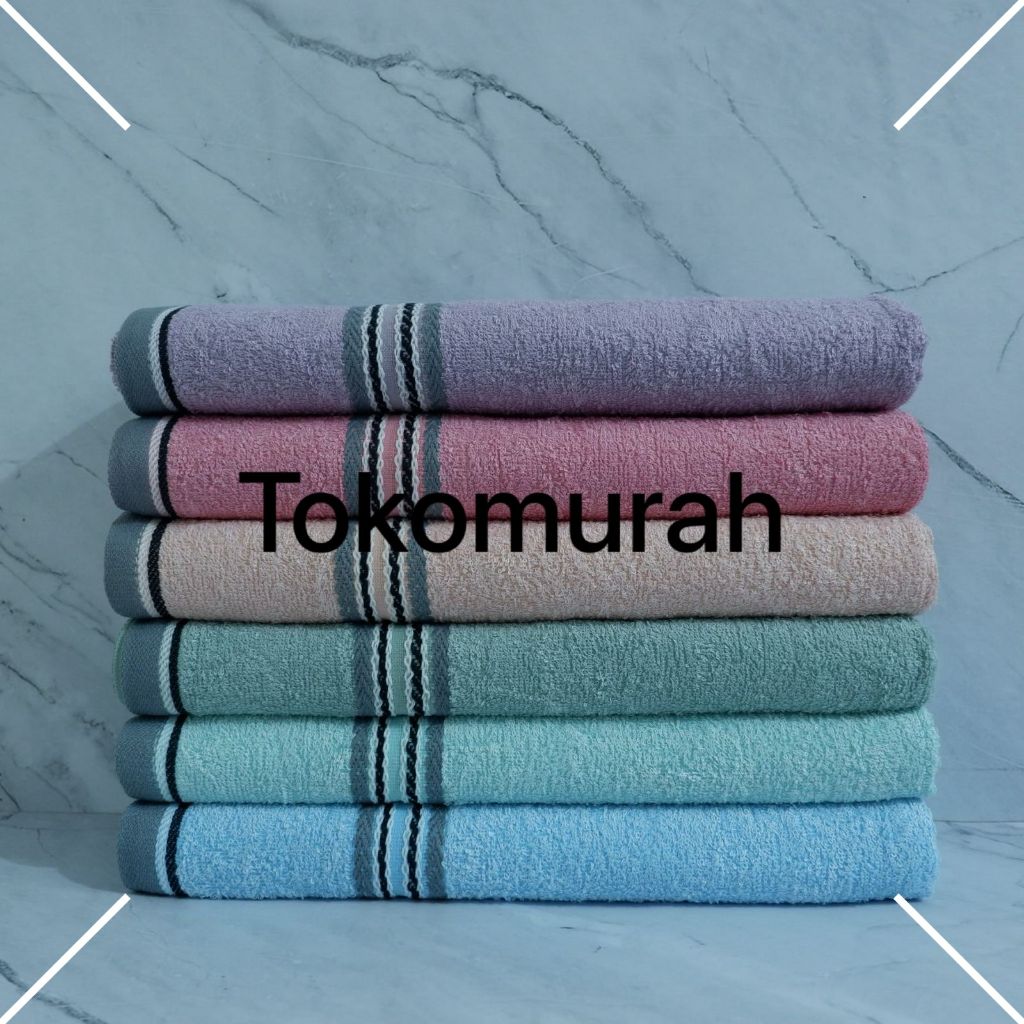 Jual Handuk Merah Putih 70 x 135 cm Warna Baru | Shopee Indonesia