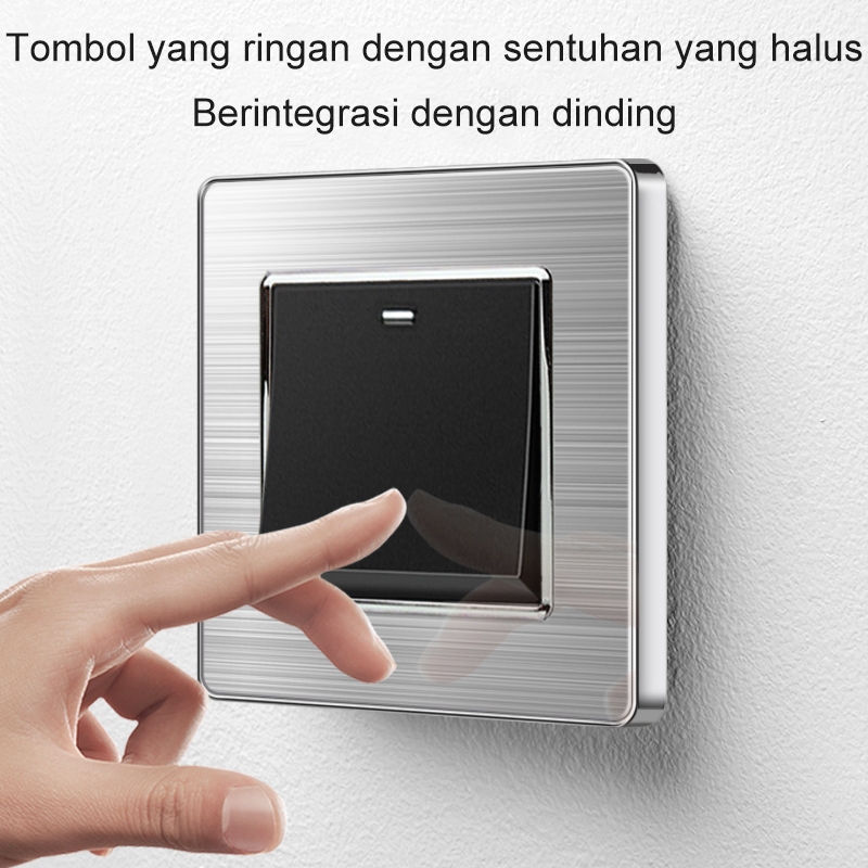 Jual Soket Saklar Lampu Dinding Tipe 86 untuk Lampu 15amp Universal ...