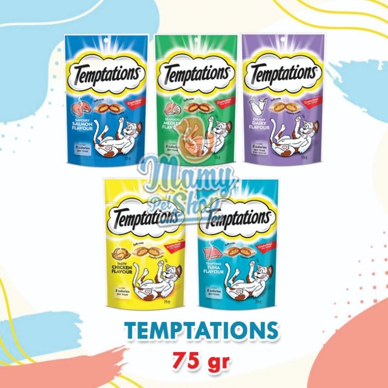 Jual TEMPTATIONS SNACK KUCING 75 GR | Shopee Indonesia