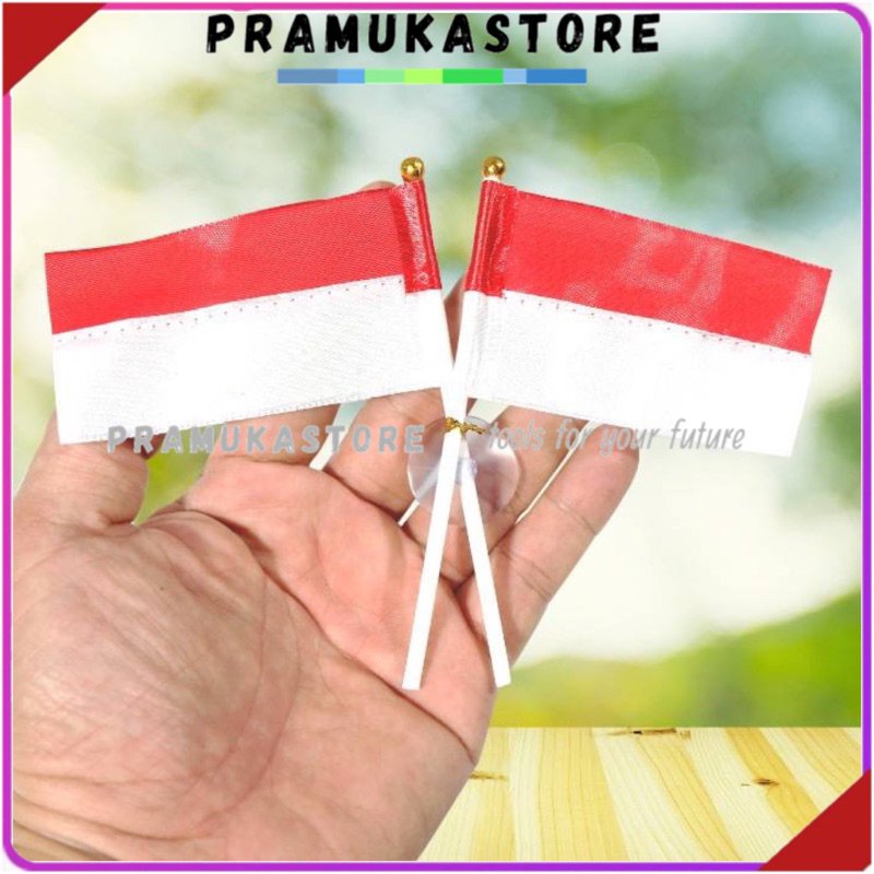 Jual Bendera kaca mobil | Bendera ceplok | Bendera merah putih mobil ...