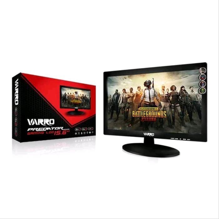 Jual VARRO Monitor Led 16" Inch Predator 60Hz 720p 5ms Port HDMI / VGA ...
