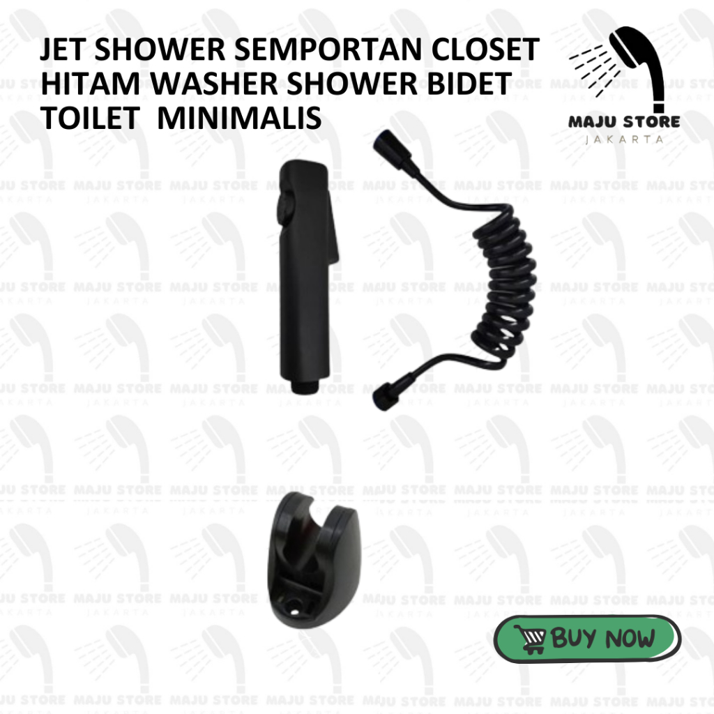 Jual (MSJ) - Jet Shower Semportan Closet Hitam Murah 04H-T1 Washer ...