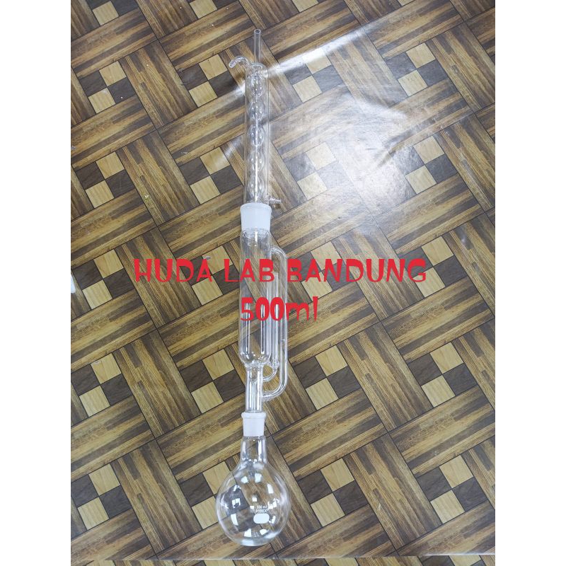 Jual soxhlet extractor 500ml pyrex | Shopee Indonesia