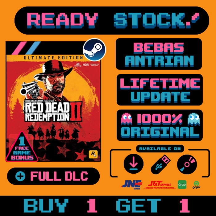 Jual Red Dead Redemption 2 / RDR 2 Ultimate Edition PC ORIGINAL ...