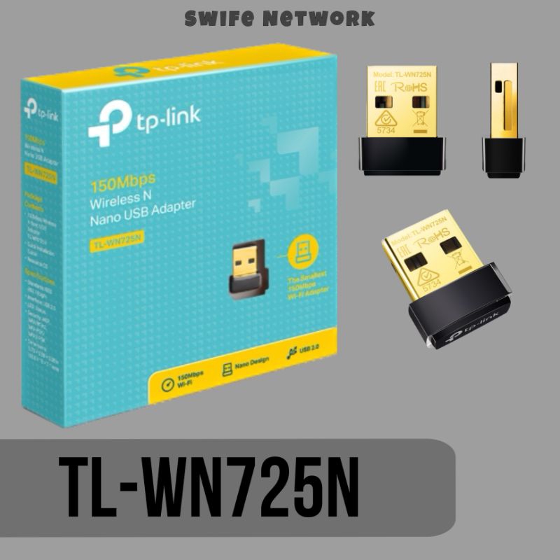 Jual TP-LINK TL-WN725N - Nano USB Wireless Adapter 150 Mbps | Shopee Indonesia
