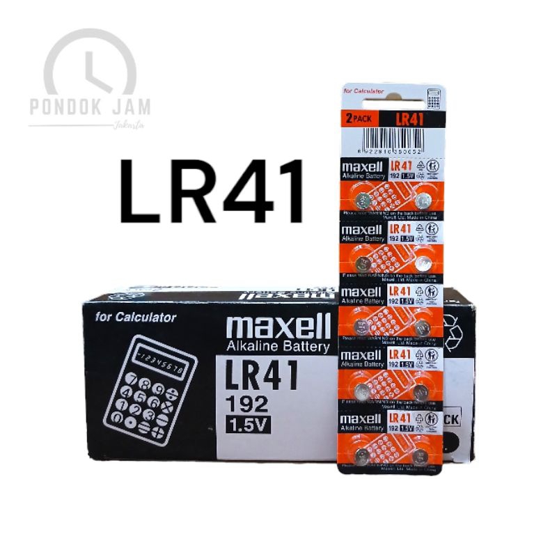 Jual BATERAI MAXELL LR41 ORIGINAL KEMASAN STRIP ISI 10 PCS EQUIVALENT AG3 LR736 192 | Shopee ...