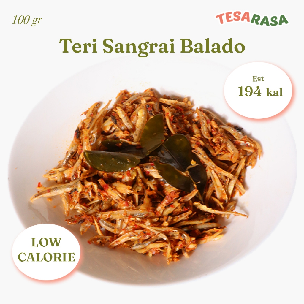 Jual Frozen Food Teri Sangrai Balado Tesarasa - Satu Porsi Lauk Frozen ...