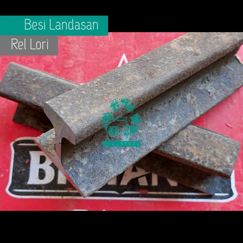 Jual Paron Besi Rel Lori 50cm/ Besi Landasan mini, Rel lory panjang ...