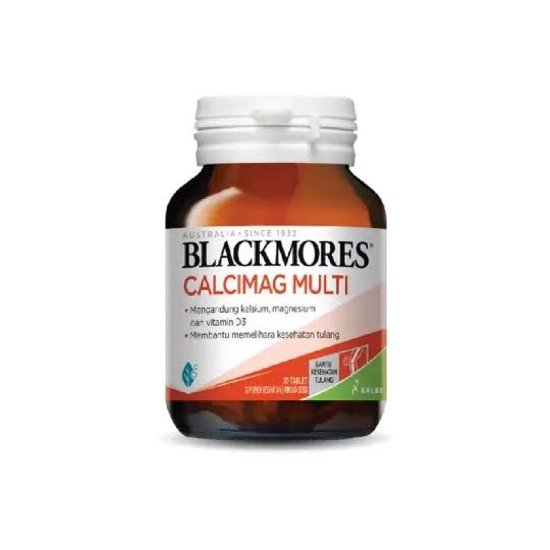 Jual BLACKMORES CALCIMAG MULTI 30 TABLET VITAMIN KALSIUM CALCIUM MAGNESIUM VITAMIN D3 | Shopee ...
