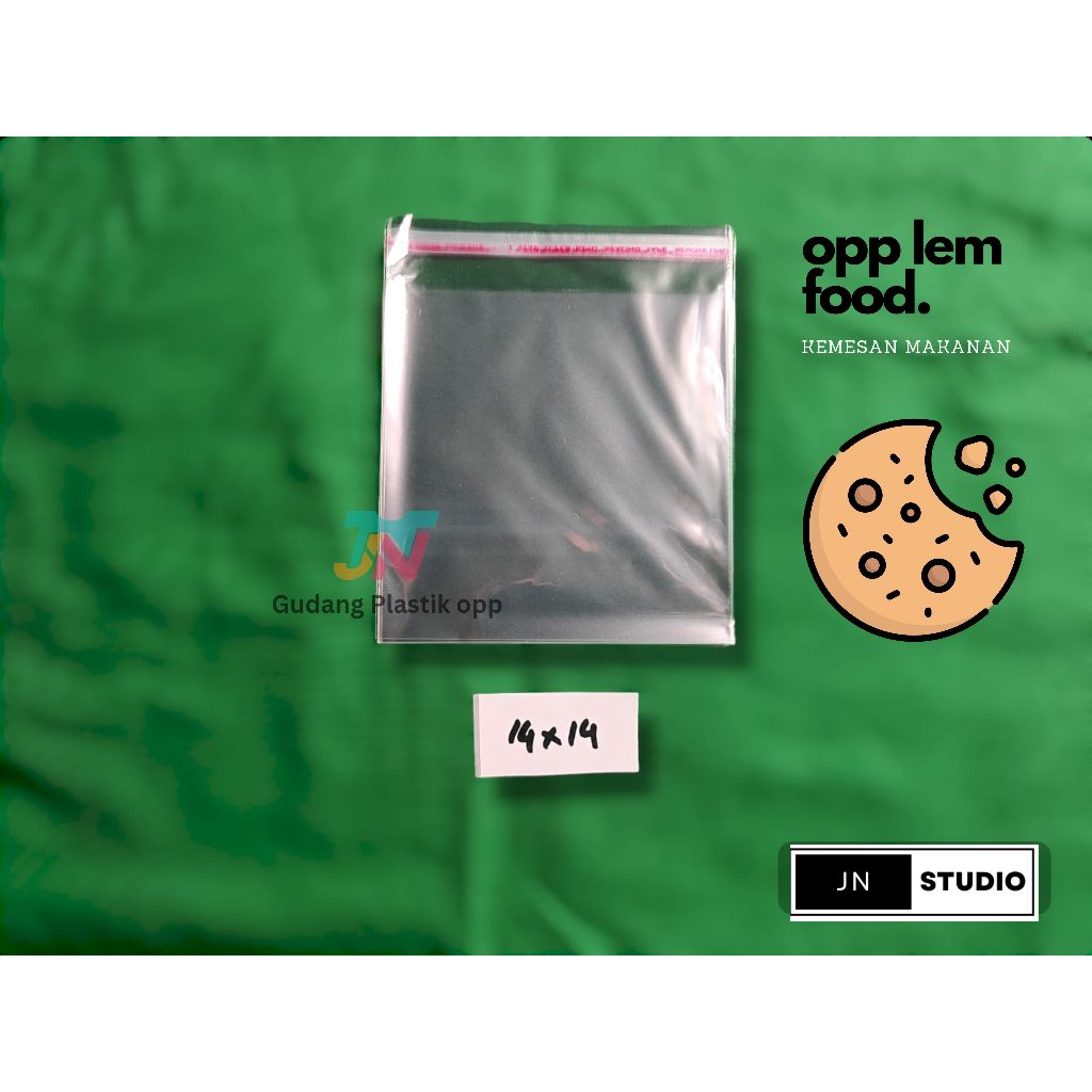 Jual Plastik opp lem food 14x14 polos | Shopee Indonesia