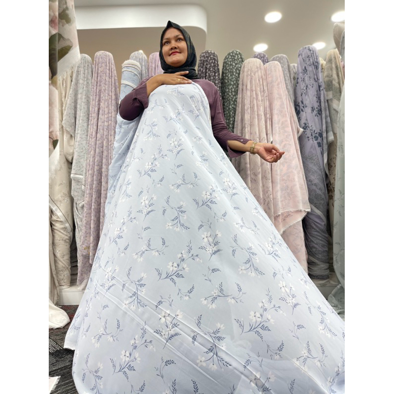 Jual sifon motif printing motif ukuran setengah meter (50 cm) | Shopee ...