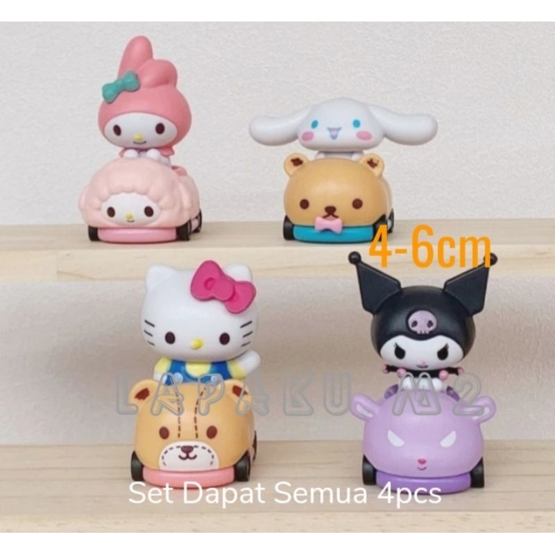 Jual Figure Mainan Mobil Sanrio Cute Cars Kuromi My Melody Cinnamoroll ...