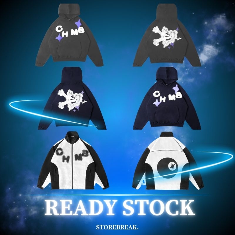 Jual CHMB TRACKTOP SHADOW | BOXY HOODIE EYEZ BROKEN WHITE | BOXY HOODIE ...