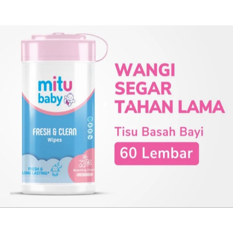 Jual MITU TISSUE BASAH BOTOL 60S/ MITU TISU BASAH BOTOL | Shopee Indonesia