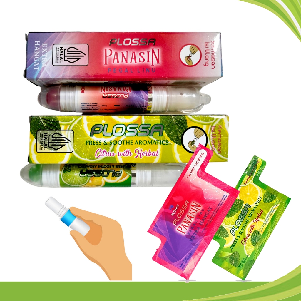 Jual Plossa Mini Refill Sachet Minyak Angin Aromatherapy | Shopee Indonesia