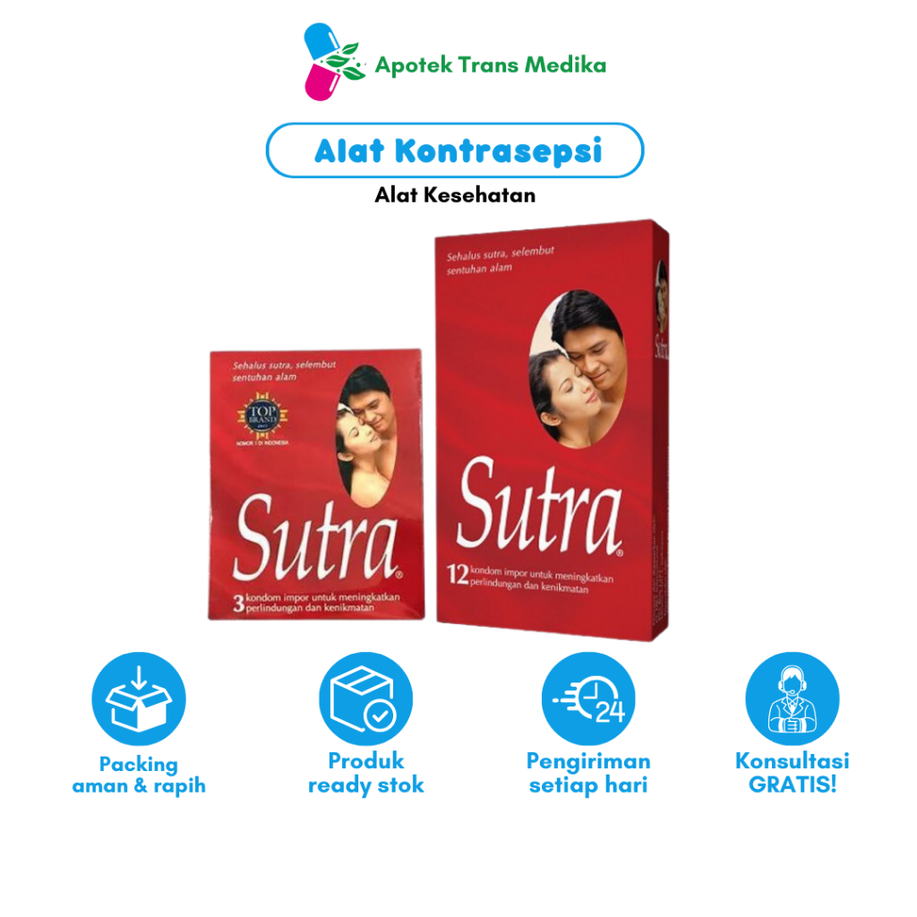 Jual Kondom Sutra Classic Merah Alat Kontrasepsi | Shopee Indonesia