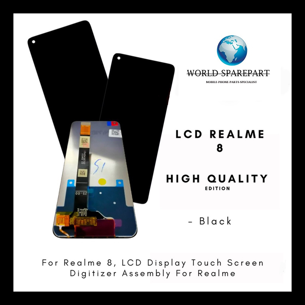 Jual LCD Oppo Realme 8 5G Original 100% Fullset Touchscreen Garansi 1 ...