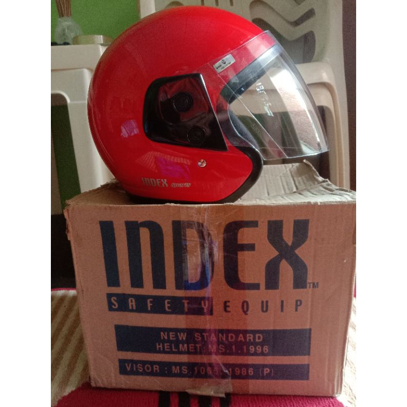 Jual HELM INDEX MALAYSIA ORIGINAL | Shopee Indonesia